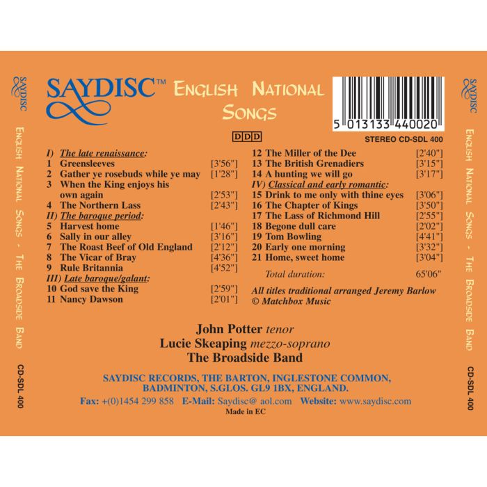 English National Songs